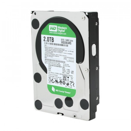 Hard disk 2TB Western Digital Green WD20EARS, Buffer 64 MB, SATA2, 7200rpm