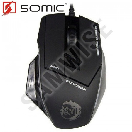 Mouse Gaming Somic Jizz Sorcerer G1980 Black, 2400 dpi, Senzor Avago ...