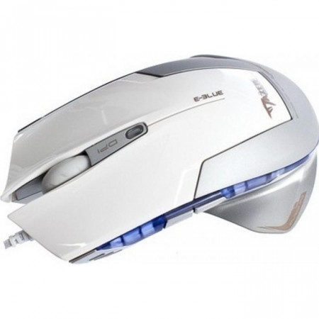 Mouse gaming E-Blue Cobra Mazer Type-R Optic, 2400DPI, alb, EMS124WH
