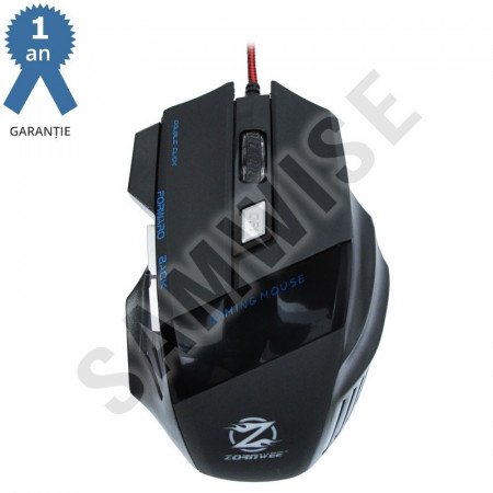 Mouse Gaming ZornWee Revival Z03, Optic, Negru, 2000DPI